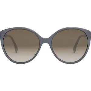 Fendi Fendi Round Frame Sunglasses Dusty Blue