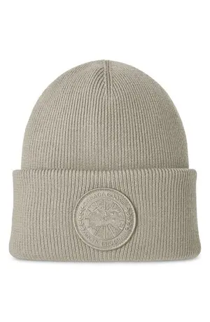 Canada Goose Arctic Merino Wool Toque Beanie - Limestone