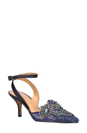 J. Reneé Desdemona Pointed-toe Pumps - Navy
