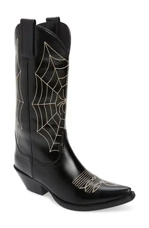 Jeffrey Campbell Spiderweb Western Boot