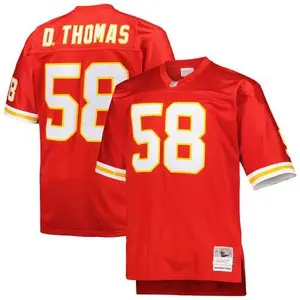 Mitchell & Ness Derrick Thomas Kansas City Chiefs 1994 Retired Player Replica Jersey - Red