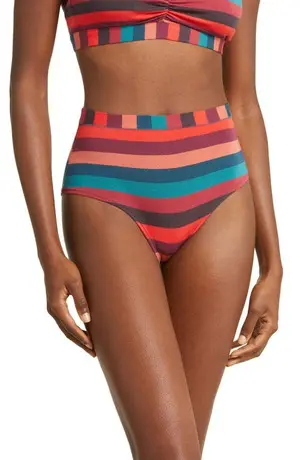 MEUNDIES Feelfree High Waist Briefs Bright Stripes