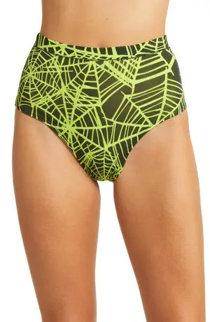 MEUNDIES Feelfree High Waist Briefs Glow Webs