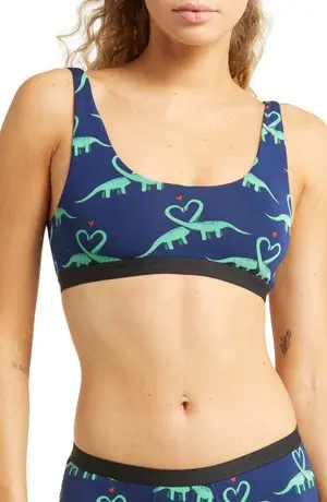 MEUNDIES Print Bralette Dino Love