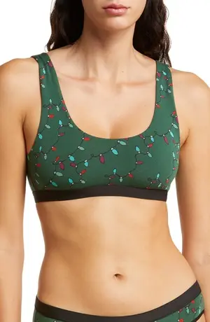 MEUNDIES Print Bralette Light Me Up