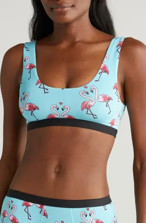 MEUNDIES Print Bralette Love Birds