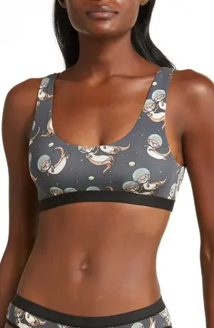 MEUNDIES Print Bralette Otter This World