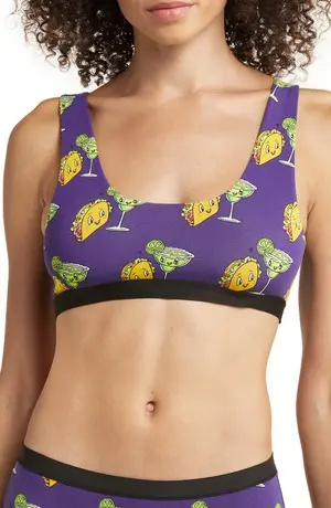 MEUNDIES Print Bralette Taco Chance On Me