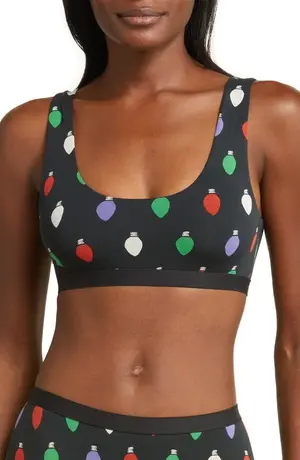 MEUNDIES Print Bralette Watts Of Love