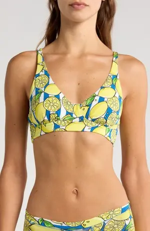 MEUNDIES Feelfree Longline Bralette Squeeze The Day