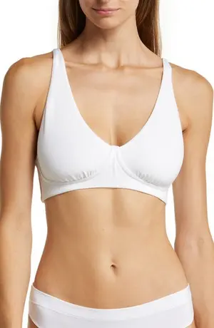 MEUNDIES Feelfree Longline Bralette White