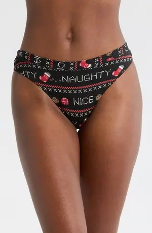 MEUNDIES Feelfree Thong Naughty Or Nice