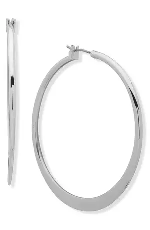 Ralph Lauren Hoop Earrings - Silver