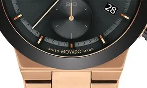 Movado Fusion Chronograph Bracelet Watch - Black