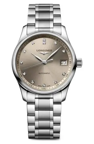 LONGINES Master Automatic Bracelet Watch - Champagne