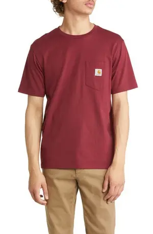 Carhartt Work In Progress Logo Pocket T-shirt Corvina