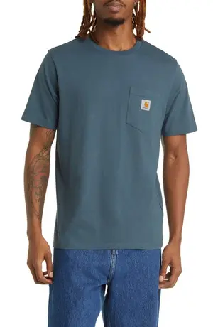 Carhartt Work In Progress Logo Pocket T-shirt Ore