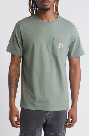 Carhartt Work In Progress Logo Pocket T-shirt Park