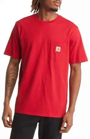 Carhartt Work In Progress Logo Pocket T-shirt Rocket