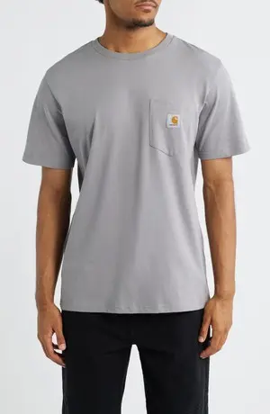 Carhartt Work In Progress Logo Pocket T-shirt Yosemite