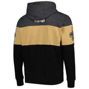 STARTER New Orleans Saints Extreme Pullover Hoodie - Gray