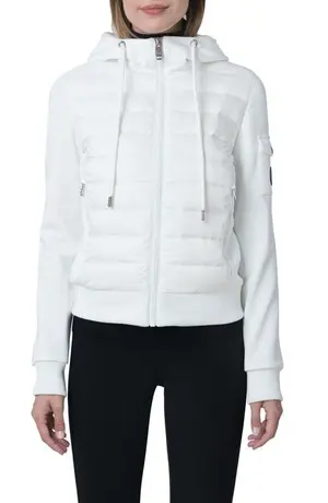 THE RECYCLED PLANET COMPANY Luna Recycled Nylon Puffer Jacket - White