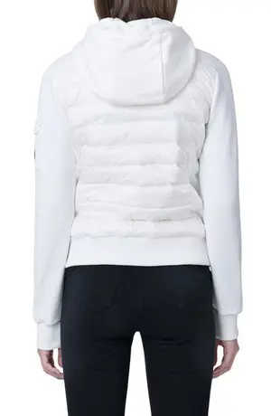 THE RECYCLED PLANET COMPANY Luna Recycled Nylon Puffer Jacket - White