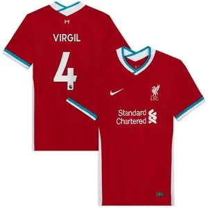Nike Virgil Van Dijk Liverpool 2020/21 Home Replica Player Jersey