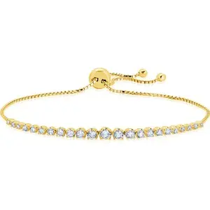 CRISLU Graduated Tennis Bracelet - Gold