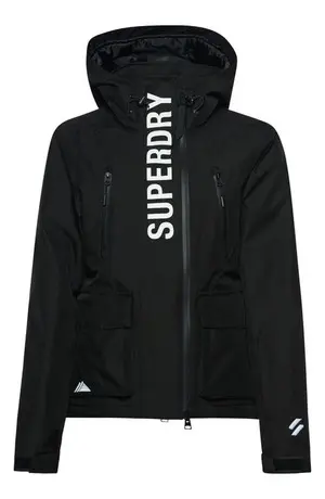 Superdry Waterproof Ski Jacket - Black