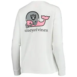 Vineyard Vines Las Vegas Raiders Helmet Long Sleeve T-shirt