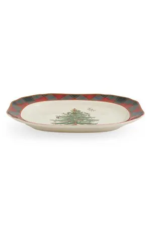 SPODE Tartan Rectangular Platter