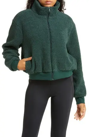 Beyond Yoga Fleece Bomber Jacket