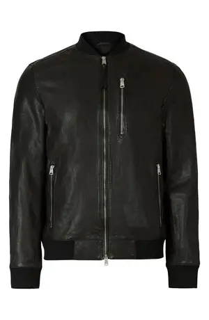ALLSAINTS Boyton Leather Bomber Jacket