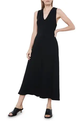 Vince Lean Wool Blend Sweater Dress