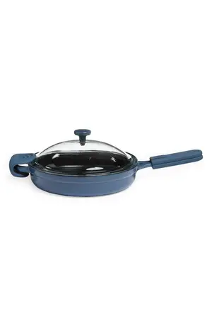 OUR PLACE Cast Iron Always Pan Set Blue Salt