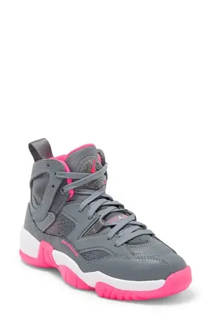 Nike Jumpman Two Trey Basketball Sneaker Cool Grey/ Hyper Pink/ White