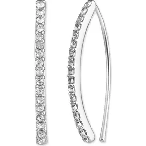 Ralph Lauren Threader Drop Earrings - Silver