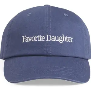 FAVORITE DAUGHTER Classic Logo Baseball Cap - Navy