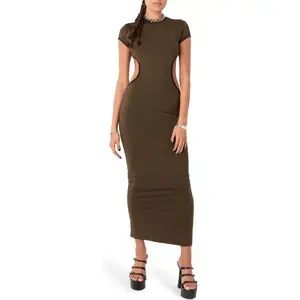 EDIKTED Daniela Cutout Open Back Maxi Dress
