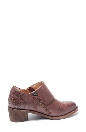 HALSA FOOTWEAR Michelle Ankle Boots - Dark Cherry