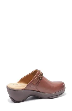 HALSA FOOTWEAR Chloe Clog - Dark Brown