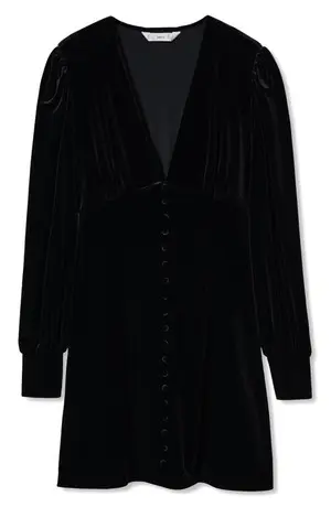 knee length dresses for ladies Arcadia Berry Velvet Plunge-Neck Wrap Midi Dress – Club L London main image 1