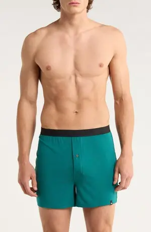 MEUNDIES Knit Boxers Blue Spruce