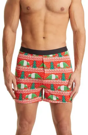 MEUNDIES Knit Boxers Cozy Dino