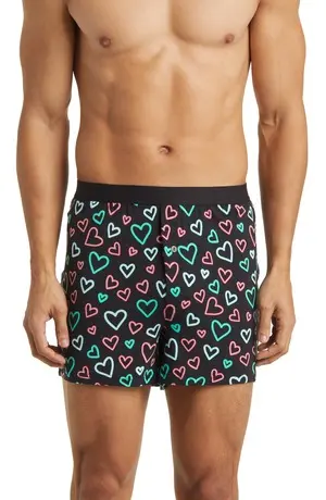 MEUNDIES Knit Boxers Electric Hearts