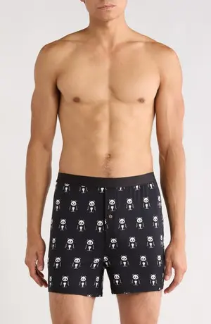 MEUNDIES Knit Boxers Undercover Panda