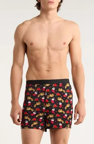 MEUNDIES Knit Boxers Whisker Wonderland