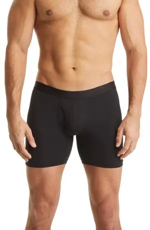 MEUNDIES Stretch Boxer Briefs Black