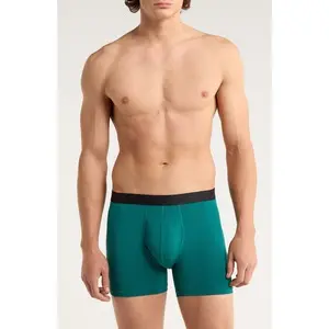 MEUNDIES Stretch Boxer Briefs Blue Spruce